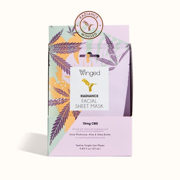 winged | Skincare | Winged Radiance Facial Sheet Mask New | Poshmark